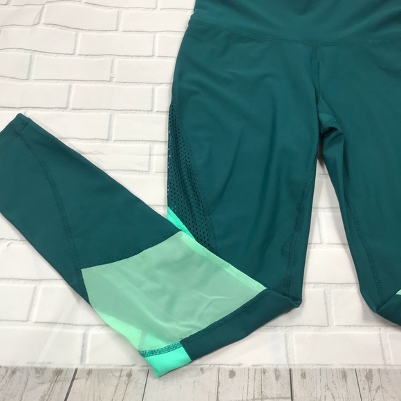 Xersion | Pants & Jumpsuits | Nwt Xersion Teal Fitted Workout Leggings ...